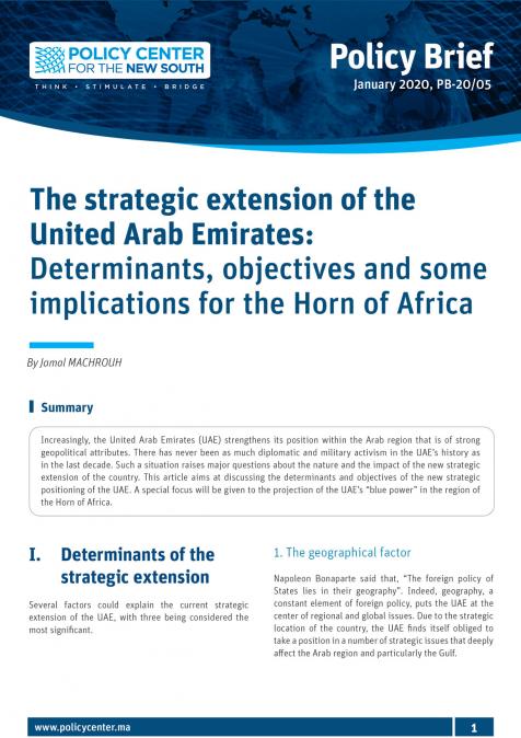 The Strategic Extension Of The United Arab Emirates Determinants
