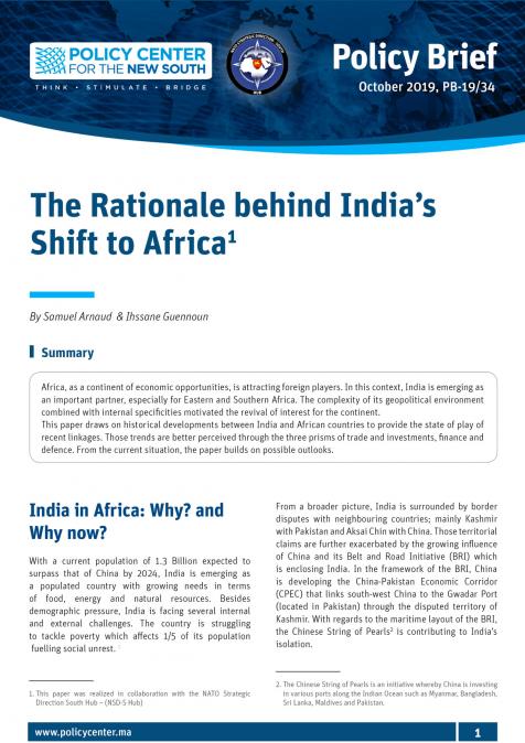 The Rationale behind India’s Shift to Africa
